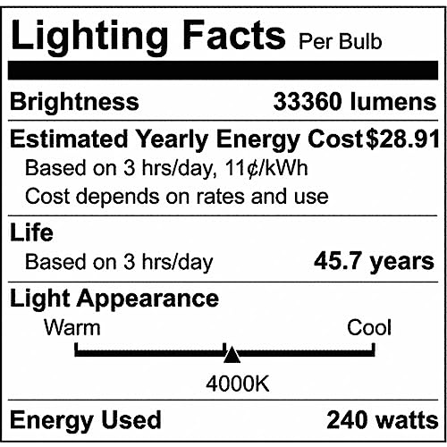 Satco 66197 - LED UFO HIGHBAY 240W/4000K 65-787R1 Indoor Round UFO High Low Bay LED Fixture