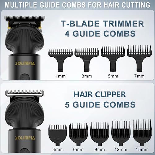 Solimpia Foil Shaver Electric Shavers for Men Bald Head Shaver Zero Gapped Cordless Nose Hair Trimmer Electric Razor Clipper T-Blade Men’s Grooming Kit Professional