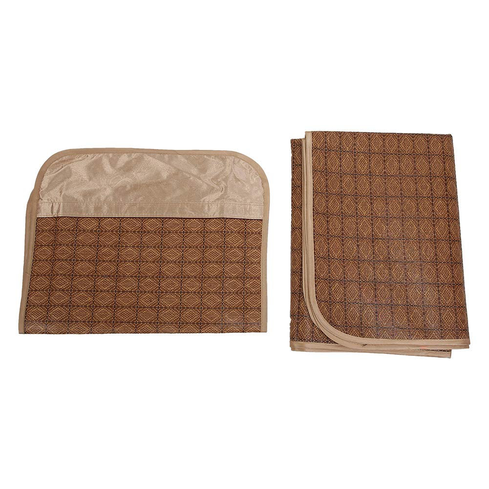YYQTGG Summer Sleeping Mat, 195x80cm/76.8x31.5in Foldable Summer Bed Mat Cool Sleeping Mattress Cooling Bed, Mattress Topper Pad Rattan for Home School Dormitory