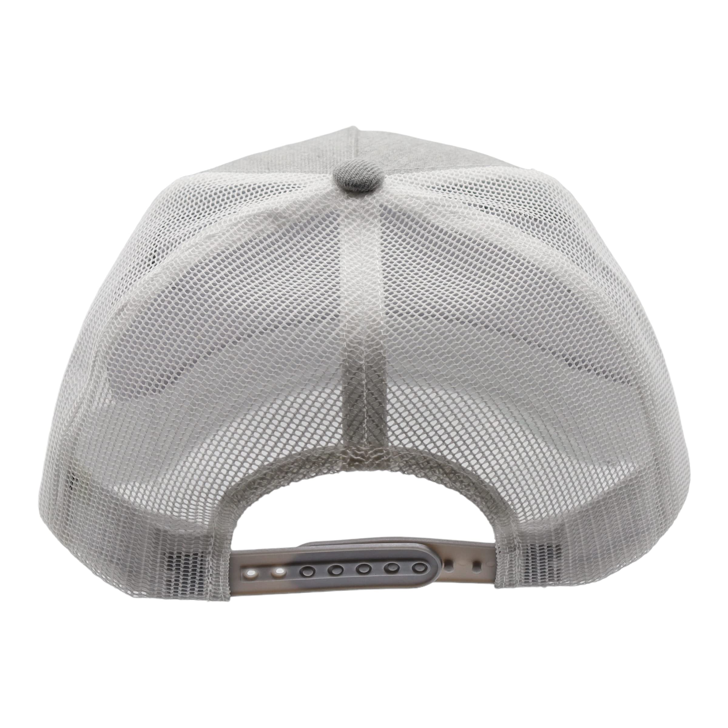 Muka Plain Trucker Hat for Men Adjustable Snapback Mens Trucker Hats Justin Bieber Hat Retro 5 Panel High Crown Mesh Back (Brown)