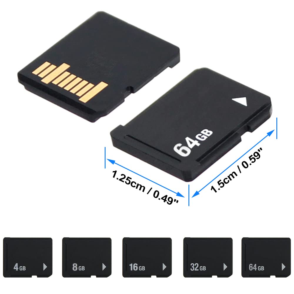 OSTENT 64GB Memory Card Stick Storage for Sony PS Vita PSV1000/2000 PCH-Z041/Z081/Z161/Z321/Z641