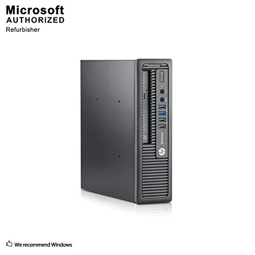 HP EliteDesk 800 G1 Ultra Small Form Desktop PC, Intel Quad Core i5-4590S up to 3.7GHz, 16G DDR3, 512G SSD, WiFi, BT 4.0, Windows 10 64 Bit-Multi-Language Supports English/Spanish/French(Renewed)
