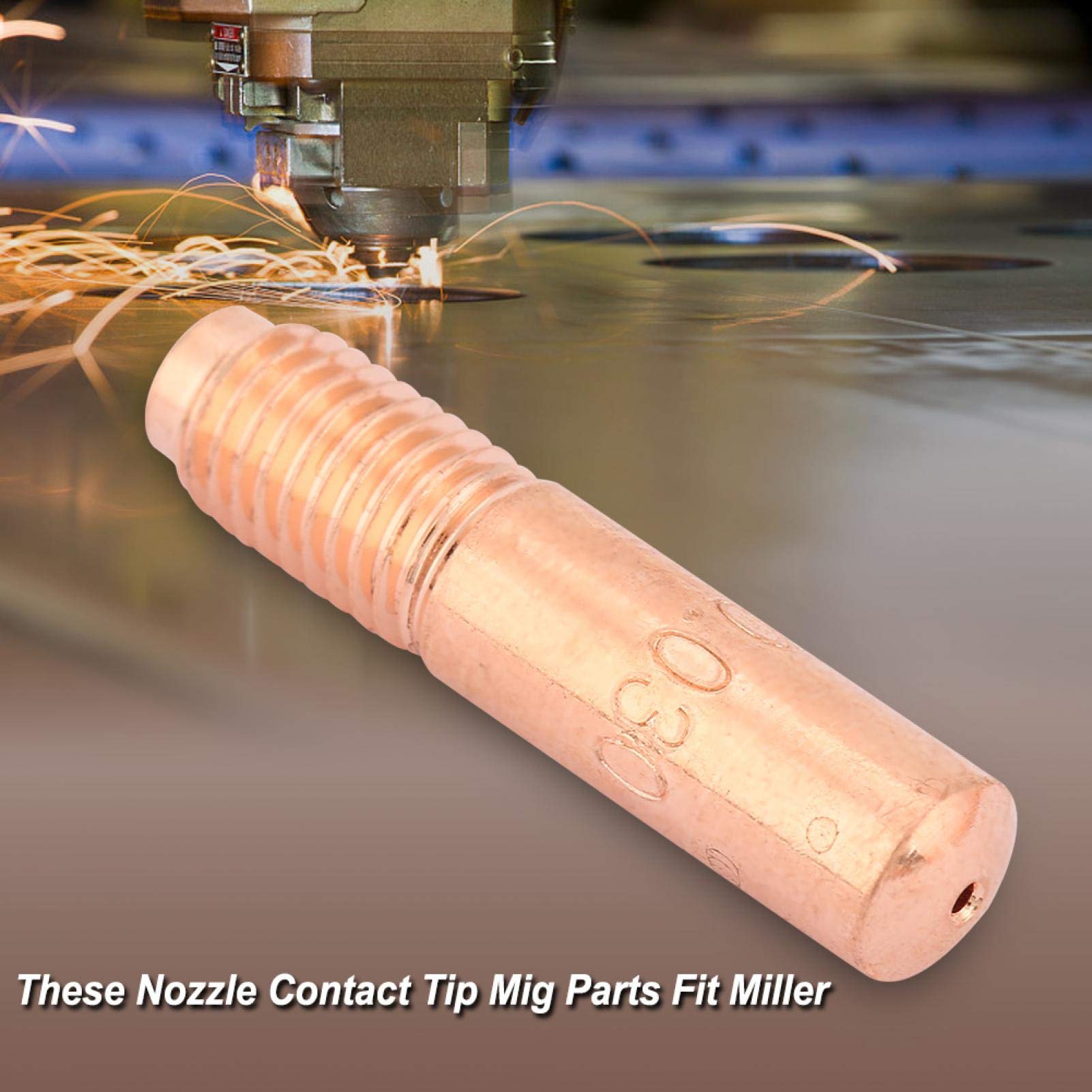 Nozzle 169715,14Pcs/set Welding Set Nozzle Contact Tip Mig Parts Fit Miller 2pcs169715+2pcs196716-10pcs000067