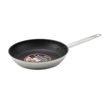 Winco Stainless Steel Non Stick Fry Pan, 12 inch - 1 each.