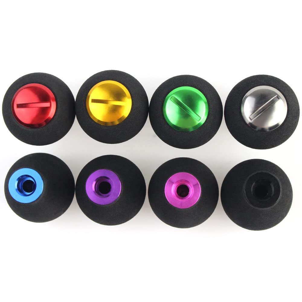 MengK Fishing Reel Handle Knob EVA Baitcasting Reel Handle Knob Trolling Reel Handle Accessory Ultralight Fishing Tackle Tools