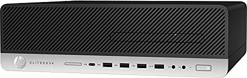 HP EliteDesk 800 G3 SFF Desktop Intel i7-6700 UP to 4.00GHz 32GB DDR4 New 1TB NVMe M.2 SSD Built in WiFi BT Dual Monitor Wireless Keyboard & Mouse Support Win10 Pro (Renewed)