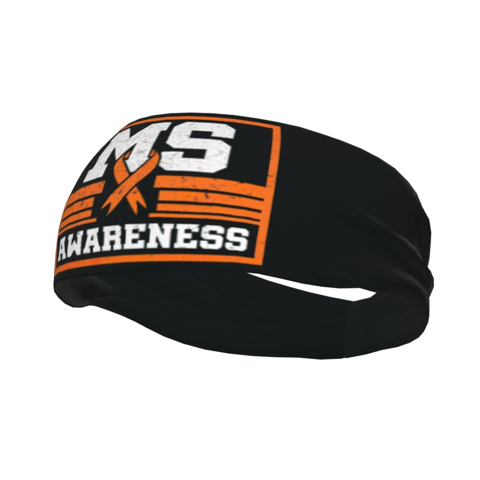 Multiple Sclerosis Ms Awareness Fitness Exercise Headband Unisex Yoga Non-Slip Quick-Drying Fitness Headband