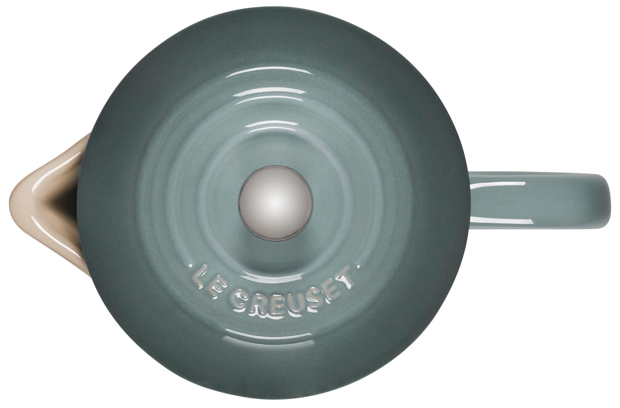 Le Creuset Stoneware French Press, 34 oz., Sea Salt