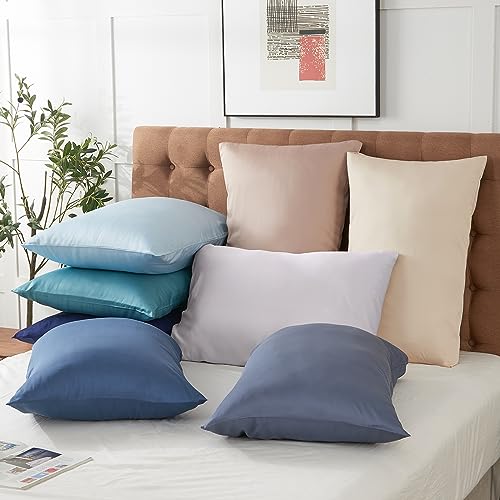 Warmstar 600 Thread Count Cooling Pillow Cases Standard Size Set of 2,Rayon Derived from Bamboo Cooling Pillow Cases for Hot Sleepers,Soft Silky Breathable Envelope Pillowcases,White,20x26 Inches