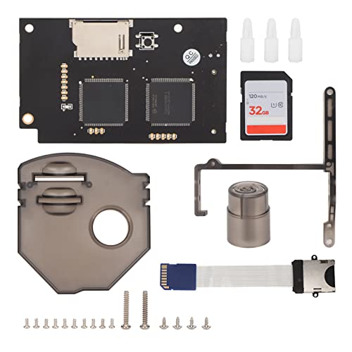 Optical Drive Simulation Board, V5.15b Remote Storage Card Mount Kit, Optical Drive Simulation Board with 32G Game Storage Card for SEGA Dreamcast VA1