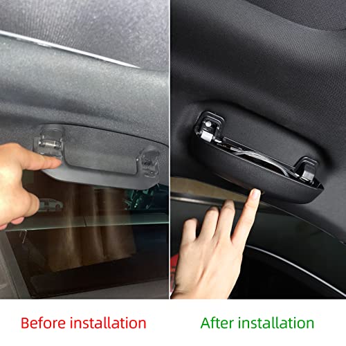 TAIKOO Car Sunglasses Holder for Volvo XC90 S90 V90 Xc60 S60 V60 Accessories,car Glasses Holder ,Protect Your Sunglasses from Scratches (for Volvo Xc90 S90 V90)
