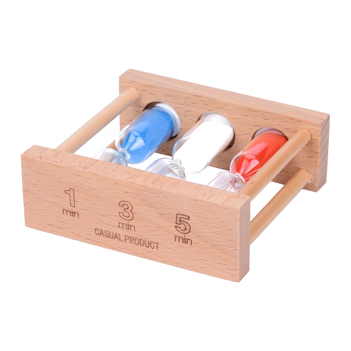 Mini Wooden Sand Hourglass 1 Min / 3 Min / 5 Min Sand Timer Hourglass Sandglass Timer Clock