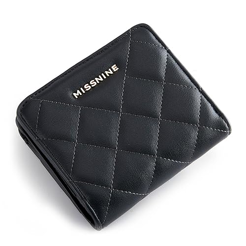 Missnine Womens Wallet PU Leather Wristlet Wallets Rfid Blocking Card Holder Ladies Clutch Purses with Phone Pocket