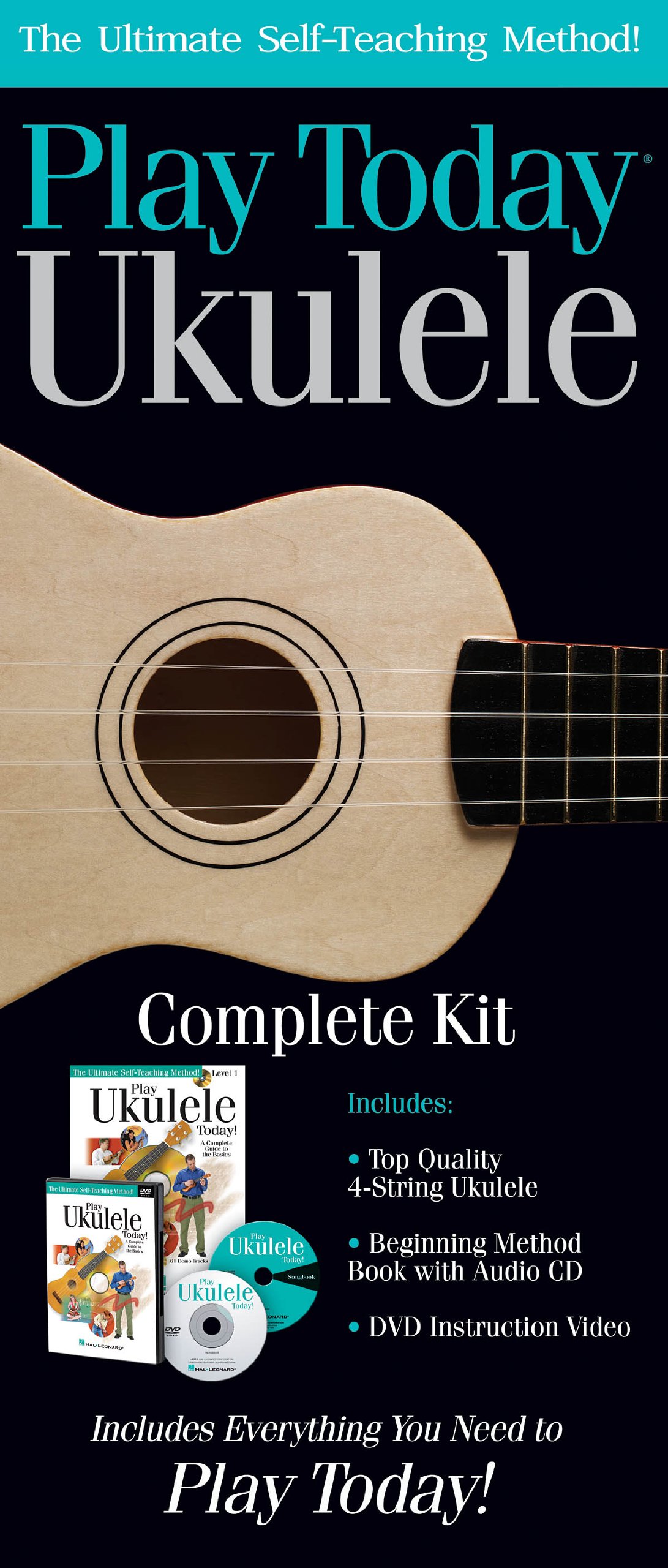 Hal Leonard 650743 Play Ukulele Today Complete Kit