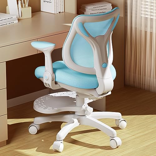 TIANFUSTAR Kids Desk Chair,Children Study Computer Chair with Adjustable Height,Swivel Mesh Task Student Chair for Teens Boys Girls Youth in Home Bedroom School