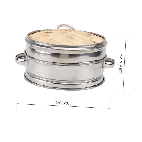 TIDTALEO 1 Set Steamer Wooden Cooking Utensils Chicken Breadt Asian Cookware Sticky Chinese Steamer Basket Soup Dumpling Steamer Basket Steamer with Lid Steamer for Dumpling Food Steamer