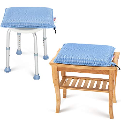OasisSpace Cushion for Shower Chair, Seat Cushion for Shower Bench, Transfer Benches, Shower Chairs and Kneeling Pads,Bath Seat Cushion for Elderly, Senior, Handicap & Disabled