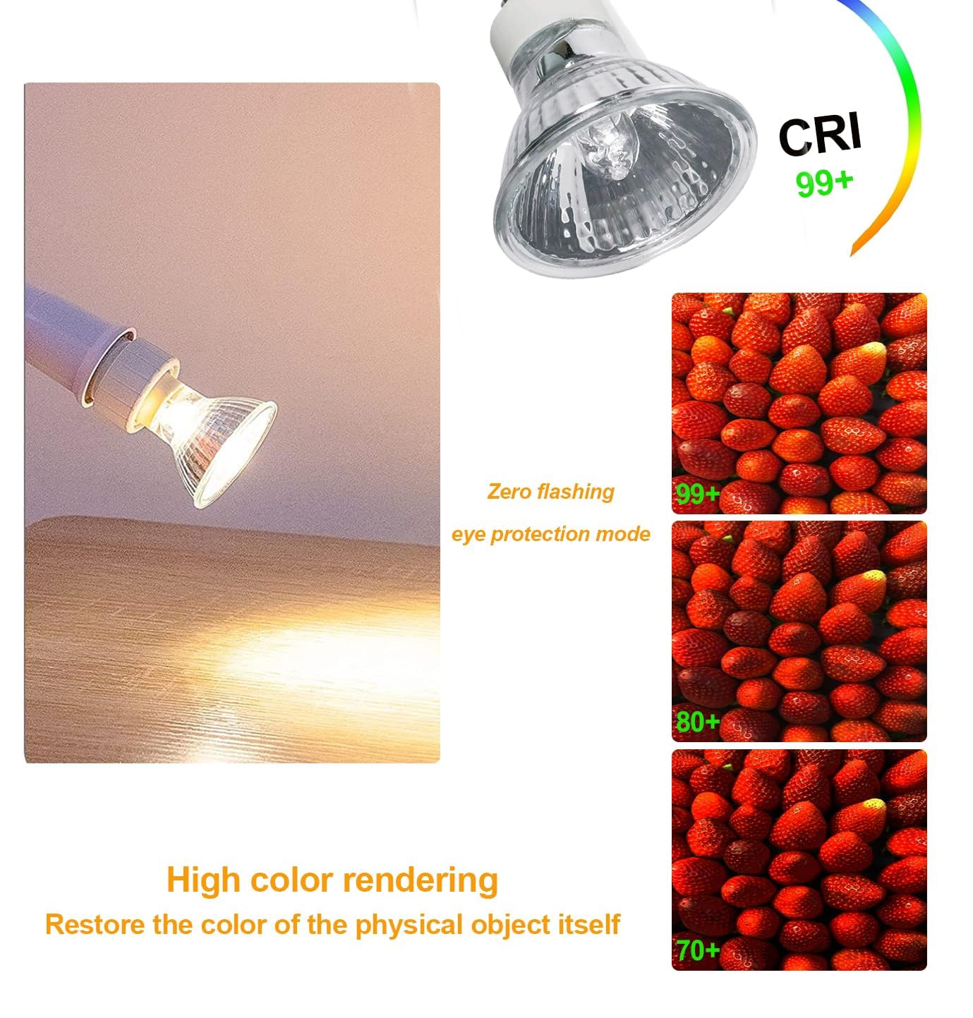 ZOHOJOV 7 Pack 120V 25 Watt GU10 Bulb, NP5 Replacement Scentsy Light Bulbs for Wax Warmer, MR16 Dimmable Halogen Bulbs for Track/Recessed/Accent Lighting, Warm White, 2800K