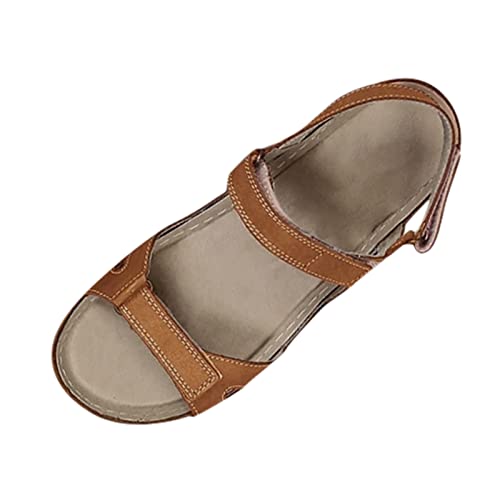 JYSwoshoe Orthopedic Sandals for Women, Womens Comfy Orthotic Sandal Anti-Slip Breathable Arch Support Platform Wedge Sandal Soft Comfortable