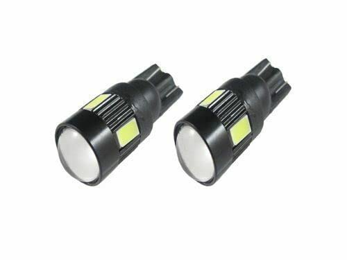 Xotic Tech 1 Set 9-SMD Xenon White T10 BA9 LED Parking Light Bulbs w/Load Resistor Anti-Flicker Error Free Wiring Adapters Compatible with BMW F30 3 Seriesā¦