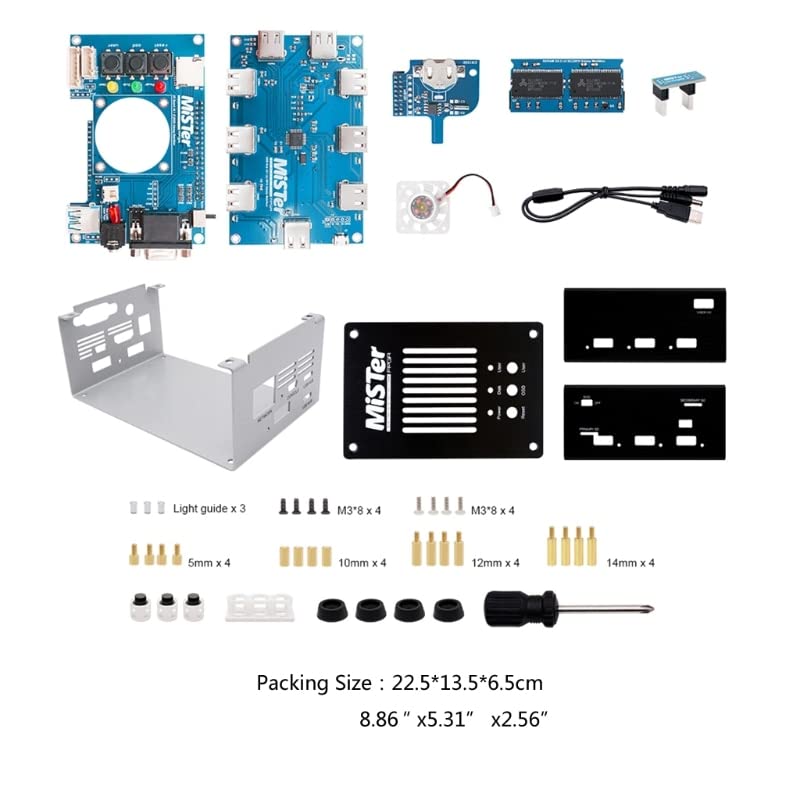 Printer Accesstories 2022 Professional DIY Metal Case Kit for Mister FPGA IO Board Terasic DE10-Nano Part - (Color: 3)