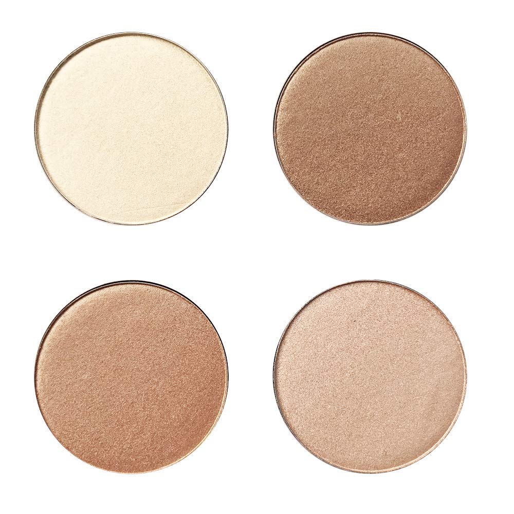 LIFUS Highlighter Palette,Highlighter Makeup Palette, Glow Bronzer Highlighter Powder Kit,Face illuminator makeup palette