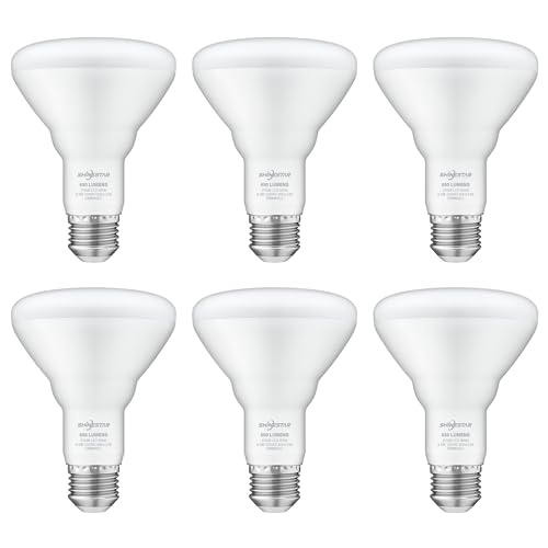 SHINESTAR 6-Pack BR30 LED Bulb 65W Equivalent, Recessed Light Bulbs, 2700K Warm White, Dimmable, 650LM, E26 Base