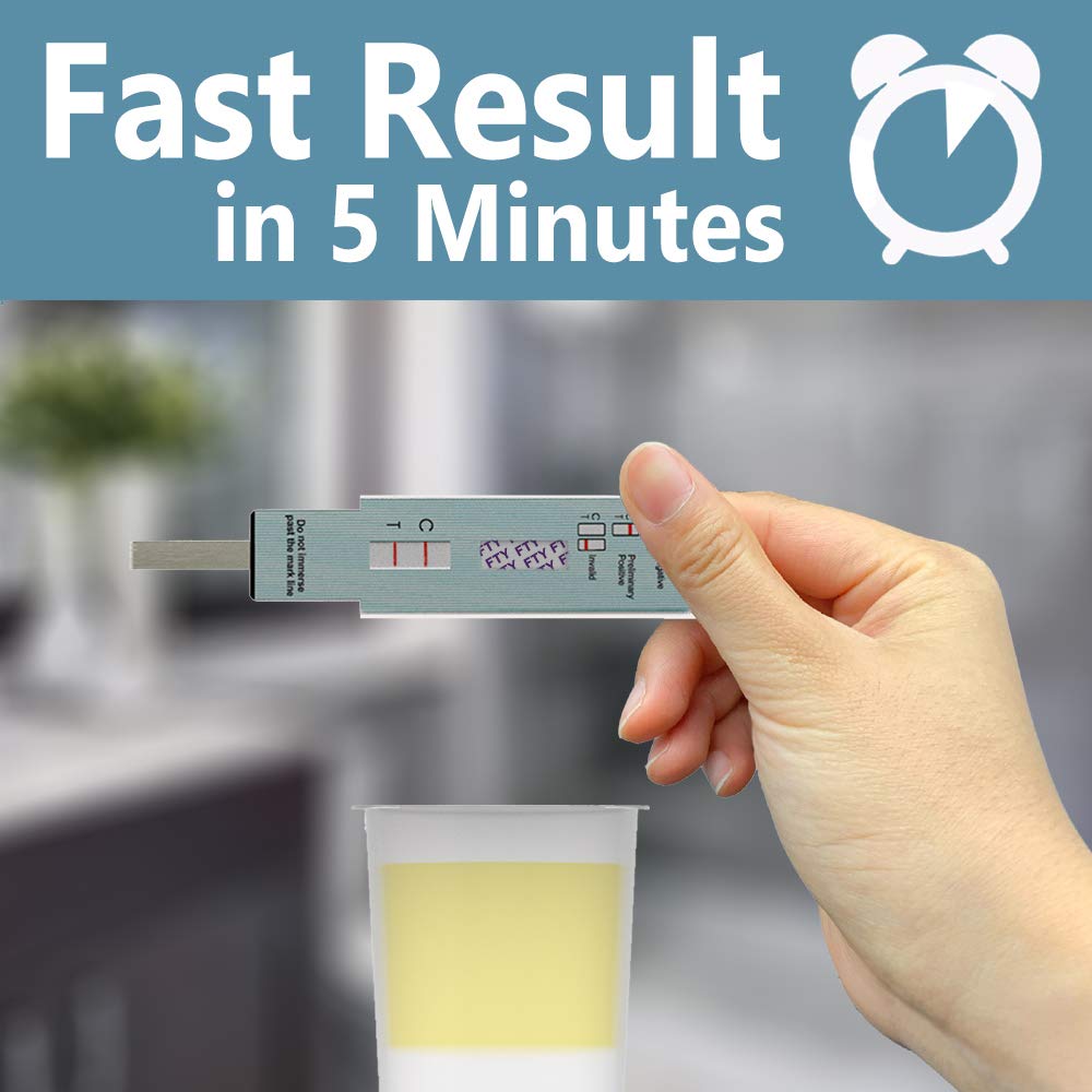 Prime Screen Fentanyl Test Dip Card - Urine Drug Testing for Fentanyl Use - [5 Count] - WFTY-114