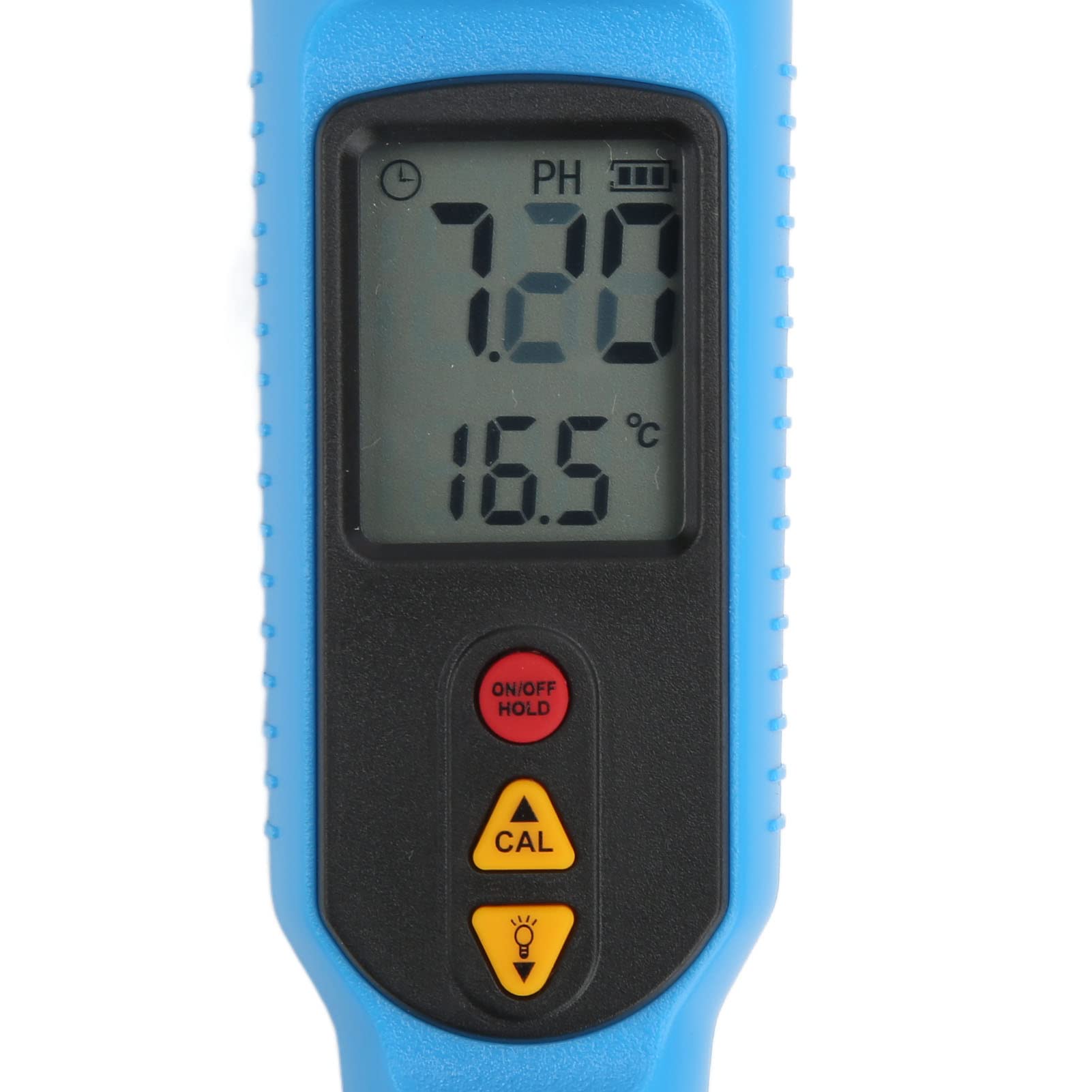PH Tester Pen ABS High Accuracy PH Meter Pen with LCD Display for Bread Meat Fruit