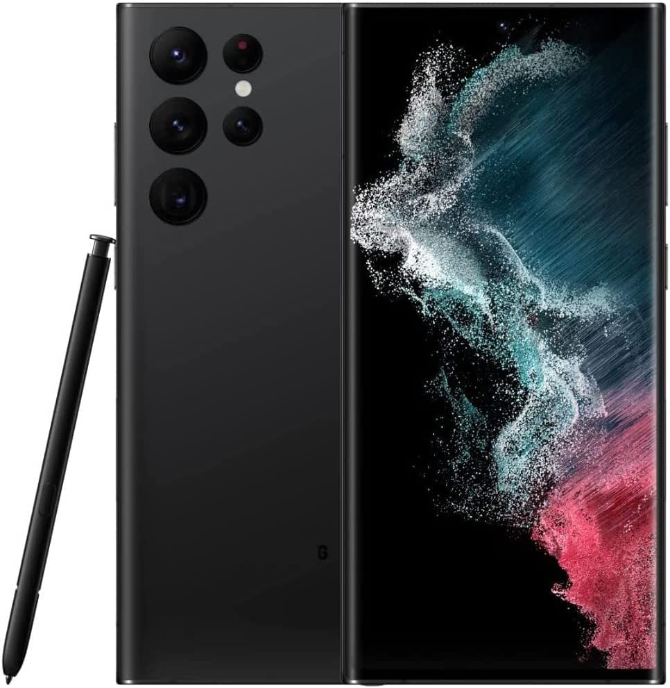 S22 Ultra S Pen withBluetooth for Samsung Galaxy S22 Ultra 5G SM-S908 Stylus Pen with Remote Control S22 Ultra Touch S Pen Replacement(Phantom Black)