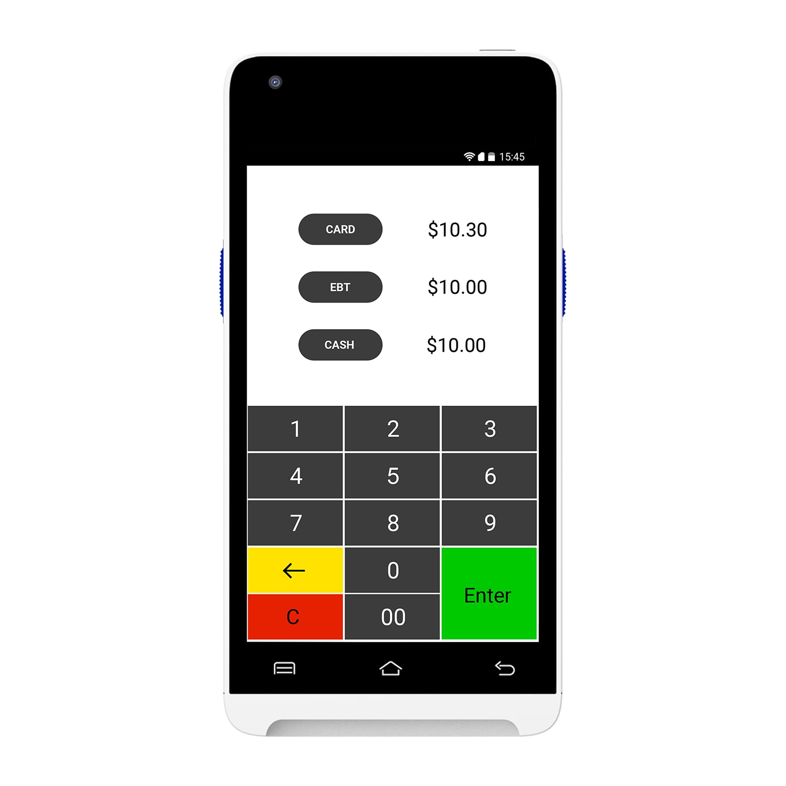 Valor PayTech VP550E POS Eco-Friendly Terminal | 5β Touchscreen, Android 12, 3.8V/3600mAh Battery, PCI PTS 6.x Certification, Paperless e-Receipts, Wi-Fi, 5G/4G/3G & Bluetooth 2.1/5.0