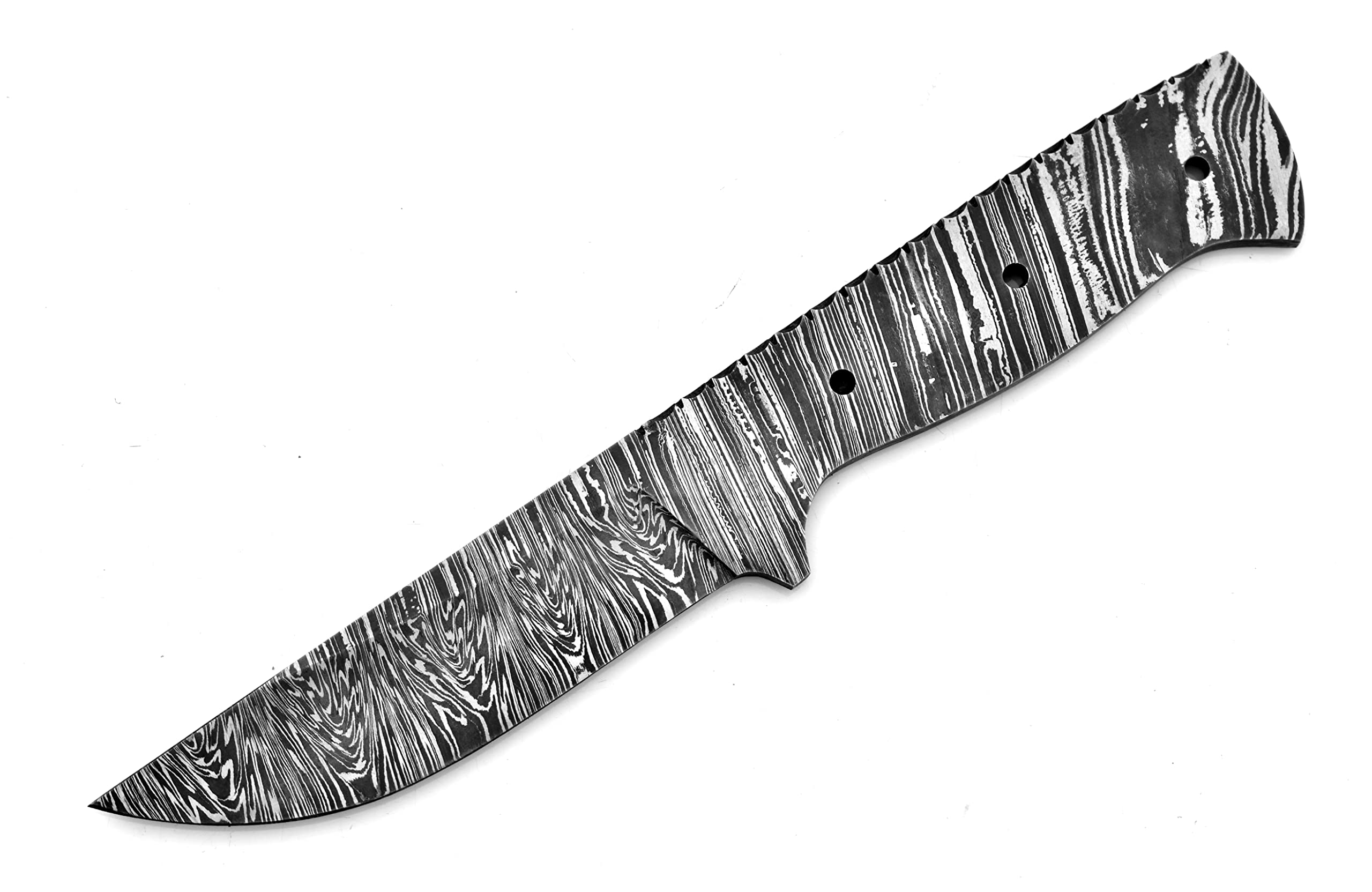 Hand Forged Damascus Steel Blank Blade Knife Making Hunting Skinner Knife