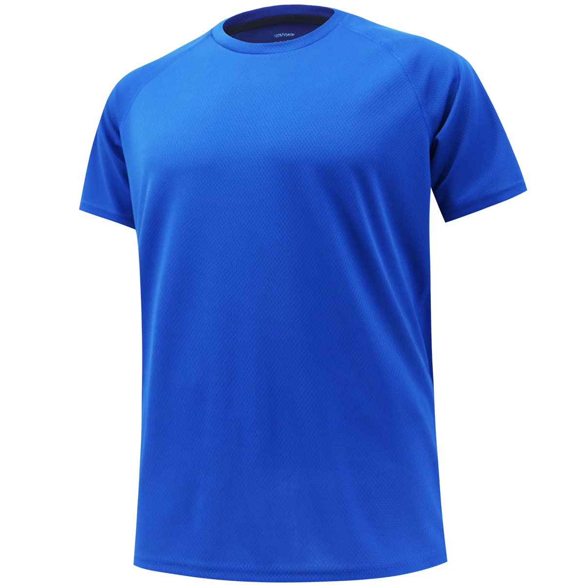 Mens Workout Shirts Short Sleeve - Dry Fit T Shirts Moisture Wicking - Gym Shirts Men Athletic, Running Shirts Pack Quick Dry (Small, 5-Pack Black, Grey, Green, Navy, Blue)