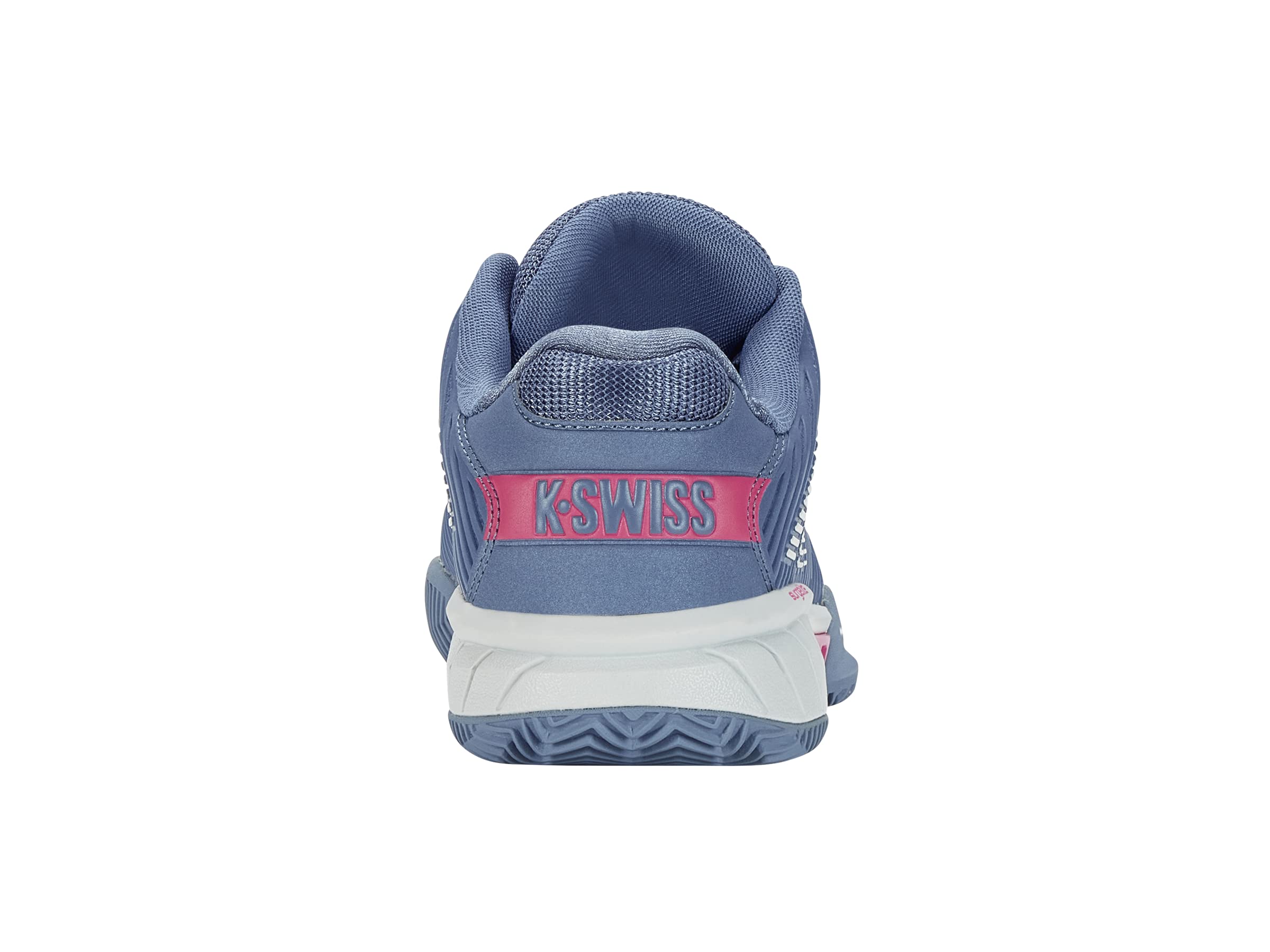K-Swiss Women's Hypercourt Express 2 HB Tennis Shoe, Infinity/Blue Blush/Carmine Rose, 10 M