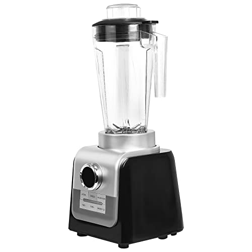 Potlimepan Professional Countertop Blenders, 1300W & 72 oz Smoothie Maker Blender, Stainless Steel Blenders, Ice Crushing, Juicer, Smoothie, Soymilk, Silver