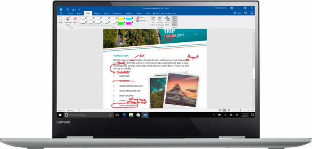 Lenovo Yoga 720 2-in-1 13.3" FHD IPS Touch-Screen Ultrabook, Intel Core i5-7200U, 8GB DDR4 RAM, 256GB SSD, 802.11ac, Bluetooth, Fingerprint Reader, Backlit Keyboard, Thunderbolt, Windows Ink-Windows10