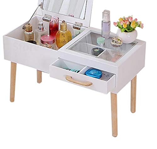 QJPAXL Nordic Window Economical Multi-Functional Small Apartment Bedroom Dressing Table Simple Dressing Table