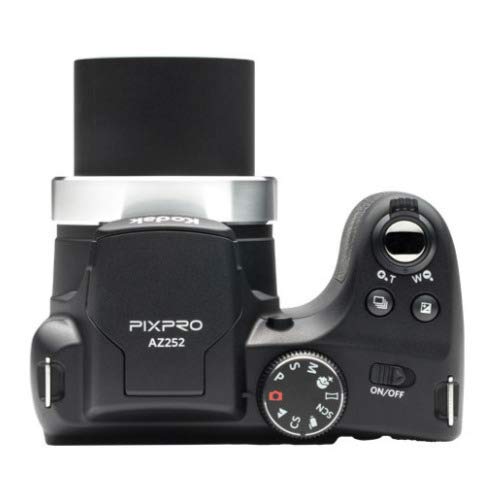 Kodak PIXPRO AZ252 Astro Zoom 16MP Digital Camera (Black) with 16GB SD Card and Case Bundle (3 Items)