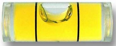 Precision Mini Acrylic Bubble LEVEL Vial - 1" Long X 3/8" Diameter Replacement Levels - Tool Photo (6)