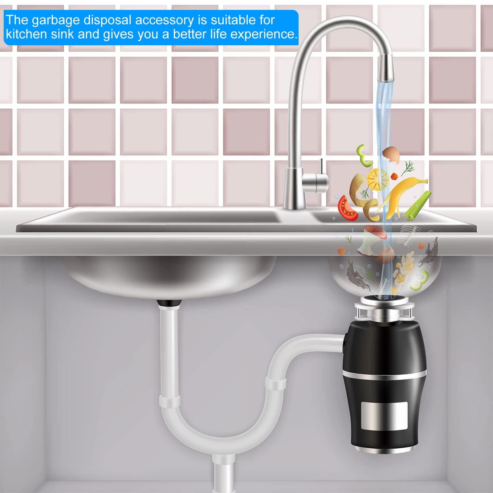 MECCANIXITY Kitchen Sink Hole Cover 45x12x55mm 304 Stainless Steel for soap Dispenser Stopper Cover Plug