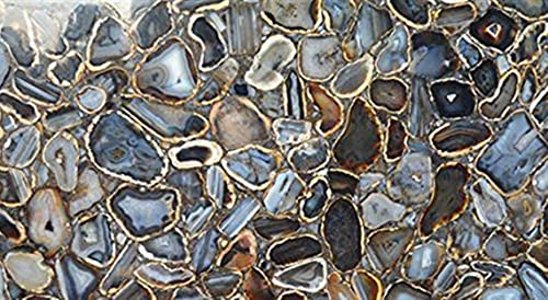 Mix Multi Colour Agate Rectangular 48" x 30" Inch Table Top, Center Table Top, Coffee Table Top, Patio Table Top, Hallway Table Top, Living Room Furniture, Piece Of Conversation