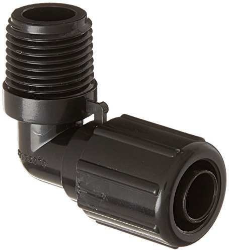 Pentair R172272 1/2-Inch NPT 90-Degree Tube Fitting with Nut Replacement Rainbow Automatic Chlorine/Bromine Pool and Spa Feeder