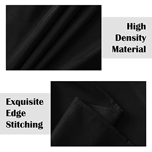 Sugargirl Black Backdrop Background for Photography, 8X10FT Photo Backdrop Black Screen Photo Booth Backdrop for Photoshoot Party Video(1 Panel)