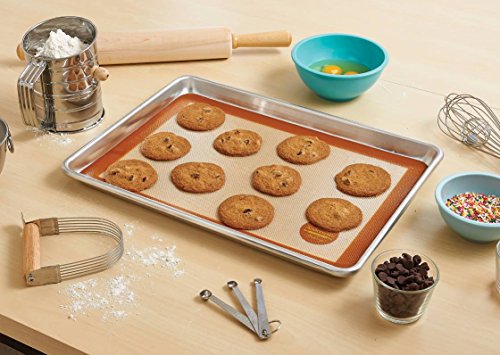 Mrs. Anderson’s Baking Non-Stick Silicone Baking Mat, 11.625-Inch x 16.5-Inch