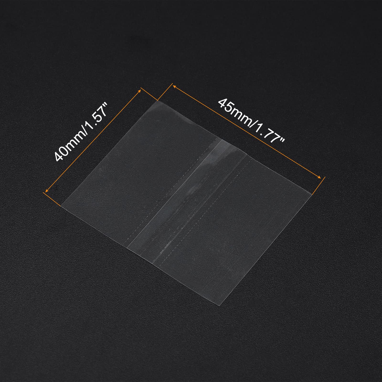 PATIKIL 45x40mm Perforated Shrink Bands, 250 Pack PVC Heat Shrink Wrap Band Fits Cap Diameter 0.87 to 1.06 Inch for Jars Cans, Clear