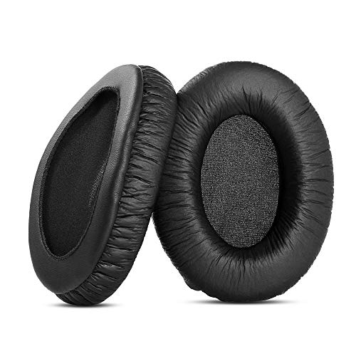 YDYBZB RH-200 Ear Pads Ear Cushions Earpads Replacement Earmuffs Compatible with Roland RH-200 RH200 RH 200 Headphones Wrinkle Leather