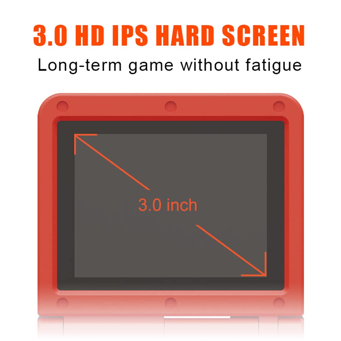 MOCDIY Powkiddy V90 Handheld Game Console Mini Foldable Retro Game Console 64G with 6000 Games (Black)