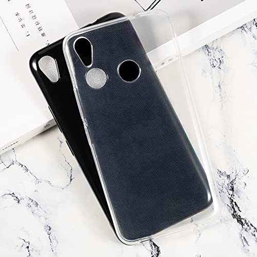 Shantime Infinix Hot 5 X559C Case, Soft TPU Back Cover Shockproof Silicone Bumper Anti-Fingerprints Full-Body Protective Case Cover for Infinix Hot 5 Lite (Transparent)