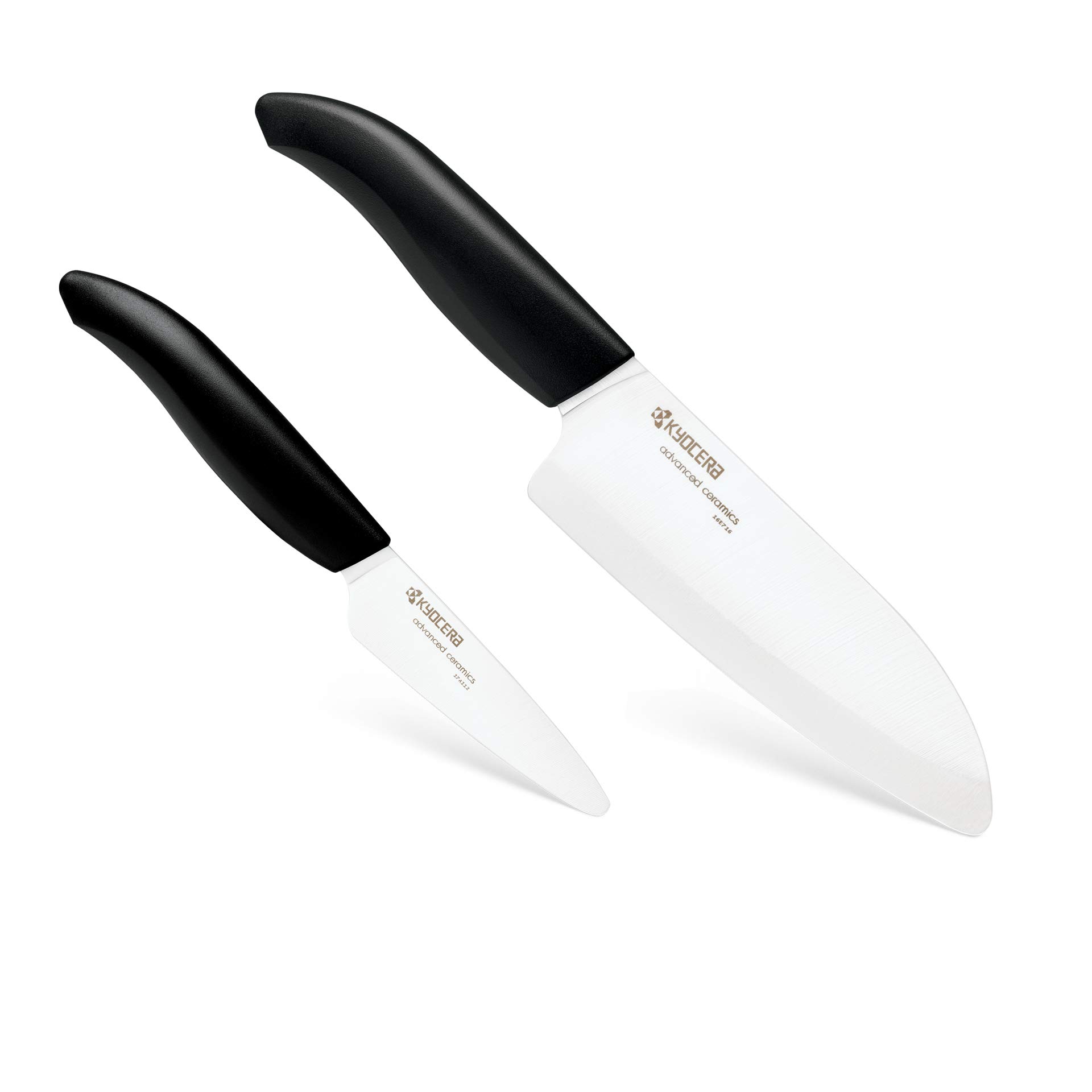 KYOCERA 2-Piece Ceramic Knife Set 5.5" Santoku and 3" Paring knife