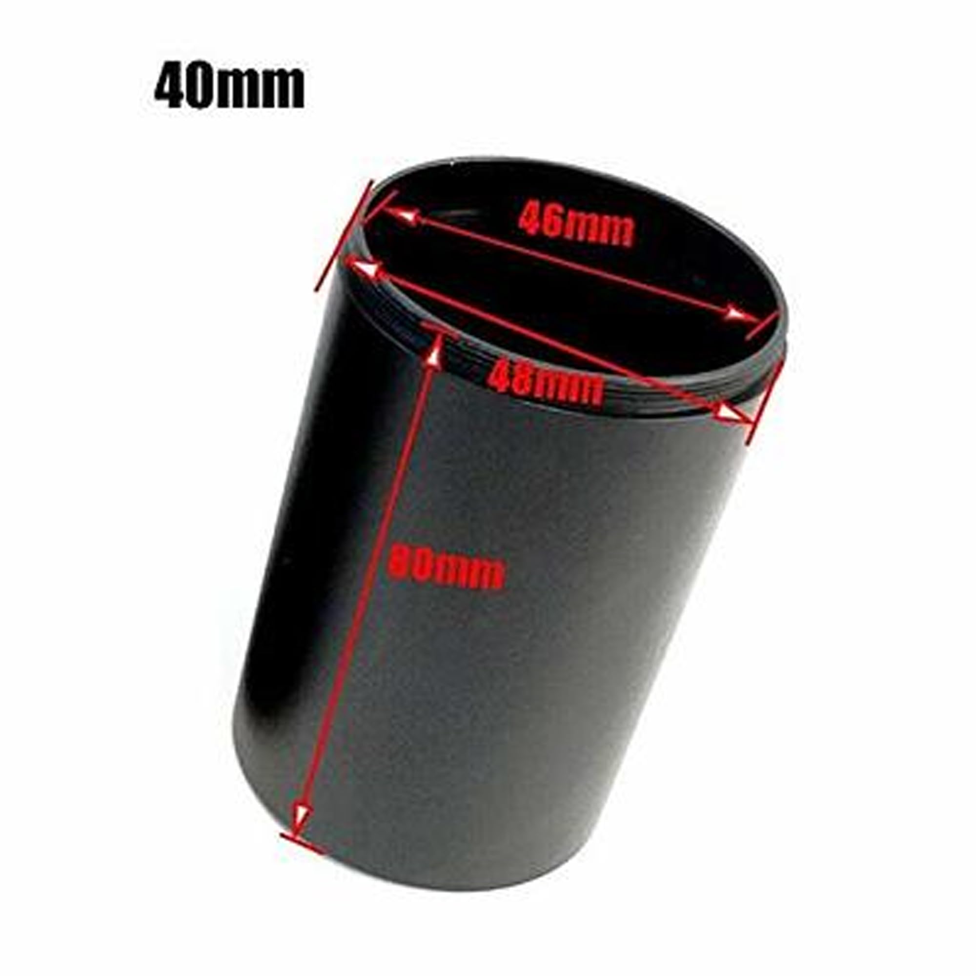 Gotical 50mm Tactical Sunshade Reduces Glare and Sun Reflections for Rifle Scope Objective Lens